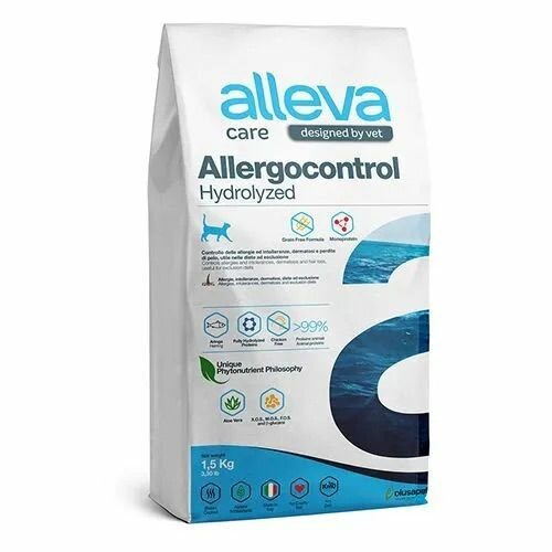 ALLEVA СARE Cat Allergocontrol Сухой корм для кошек всех возрастов при аллергии 1,5 кг