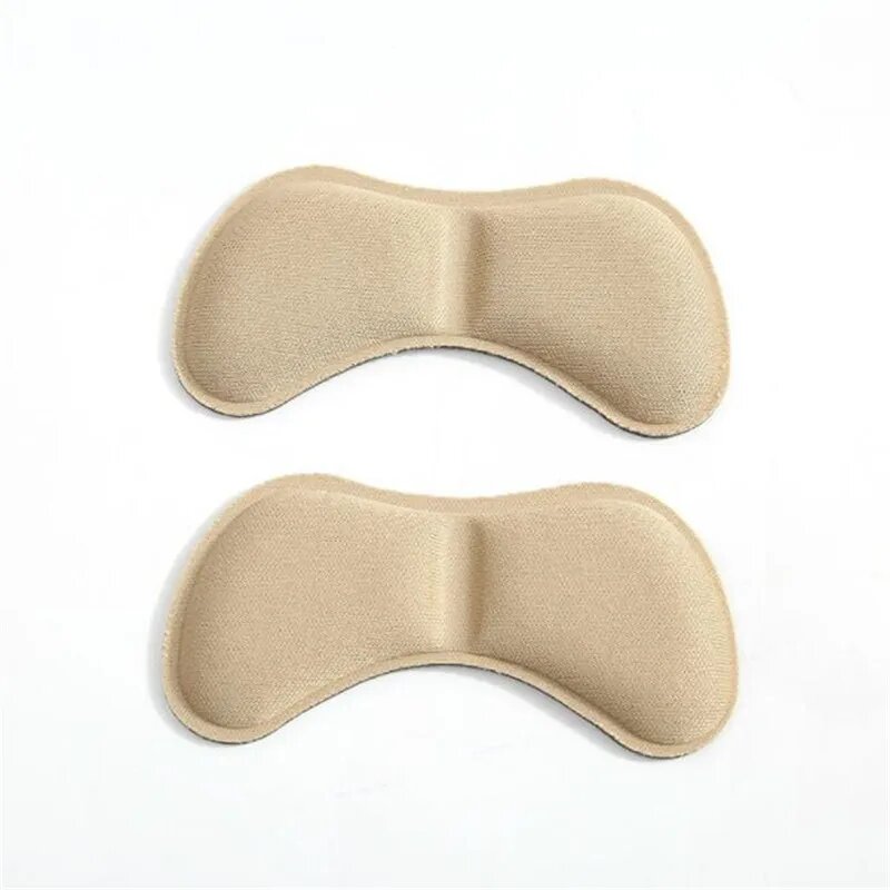 Женские пятки, подушки, противоизносостойкие клейкие подушечки для ухода за ногами, подкладка для пятки, захваты, Противоударная стелька, губчатая накладка Бежевый