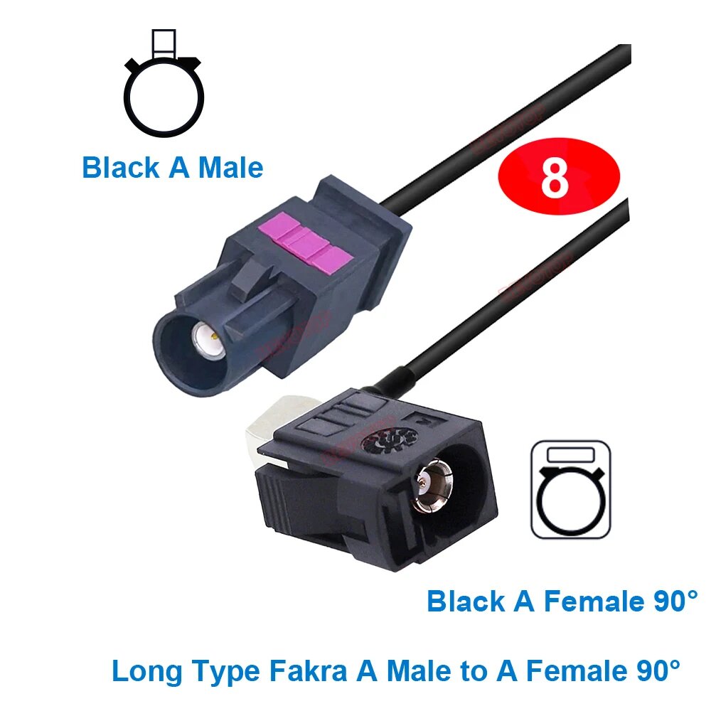 Удлинительный кабель Fakra A BEVOTOP 10см~20м