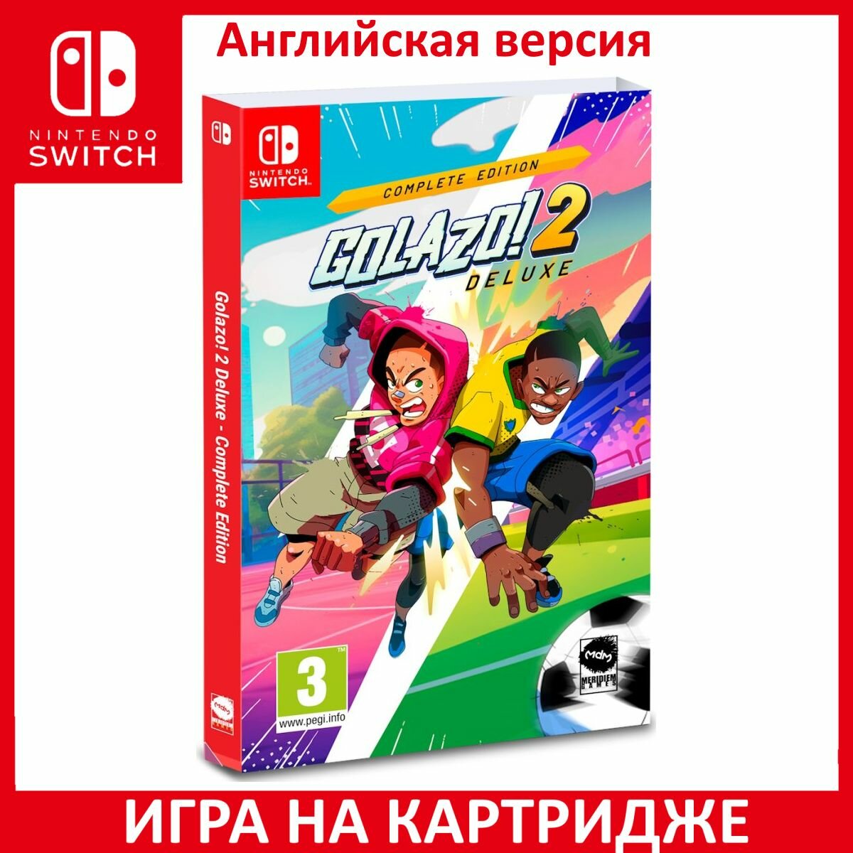 Игра Golazo! 2 Deluxe Edition Switch Картридж на Nintendo Switch Английская версия