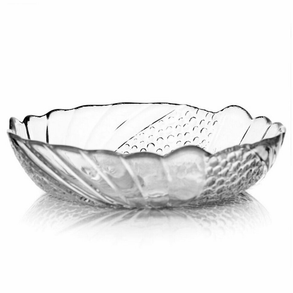 Тарелка глубокая, 160 мм, стекло, PASABAHCE "папийон", 10275СЛ1, 12 штук, 700595