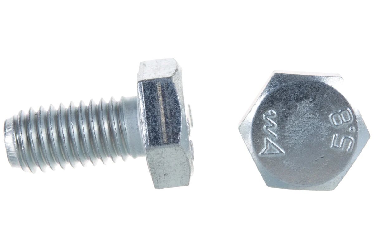 Госкреп Болт DIN 933 М10х20, резьба метрическая, из стали крепежной, 6 шт, для монтажа