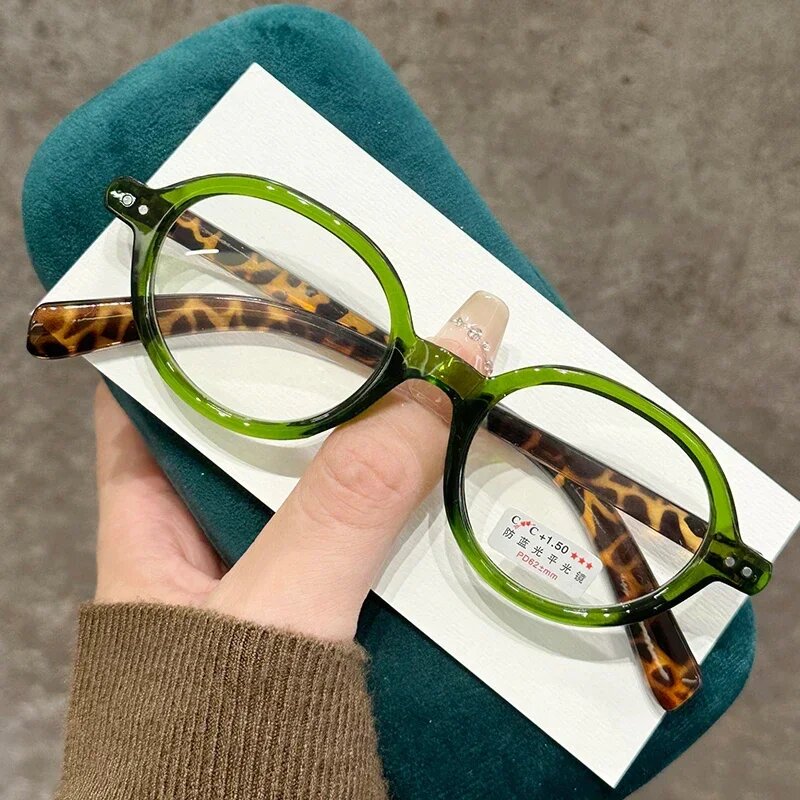 Очки для чтения ERIKOLE, оправа green, рецепт +200