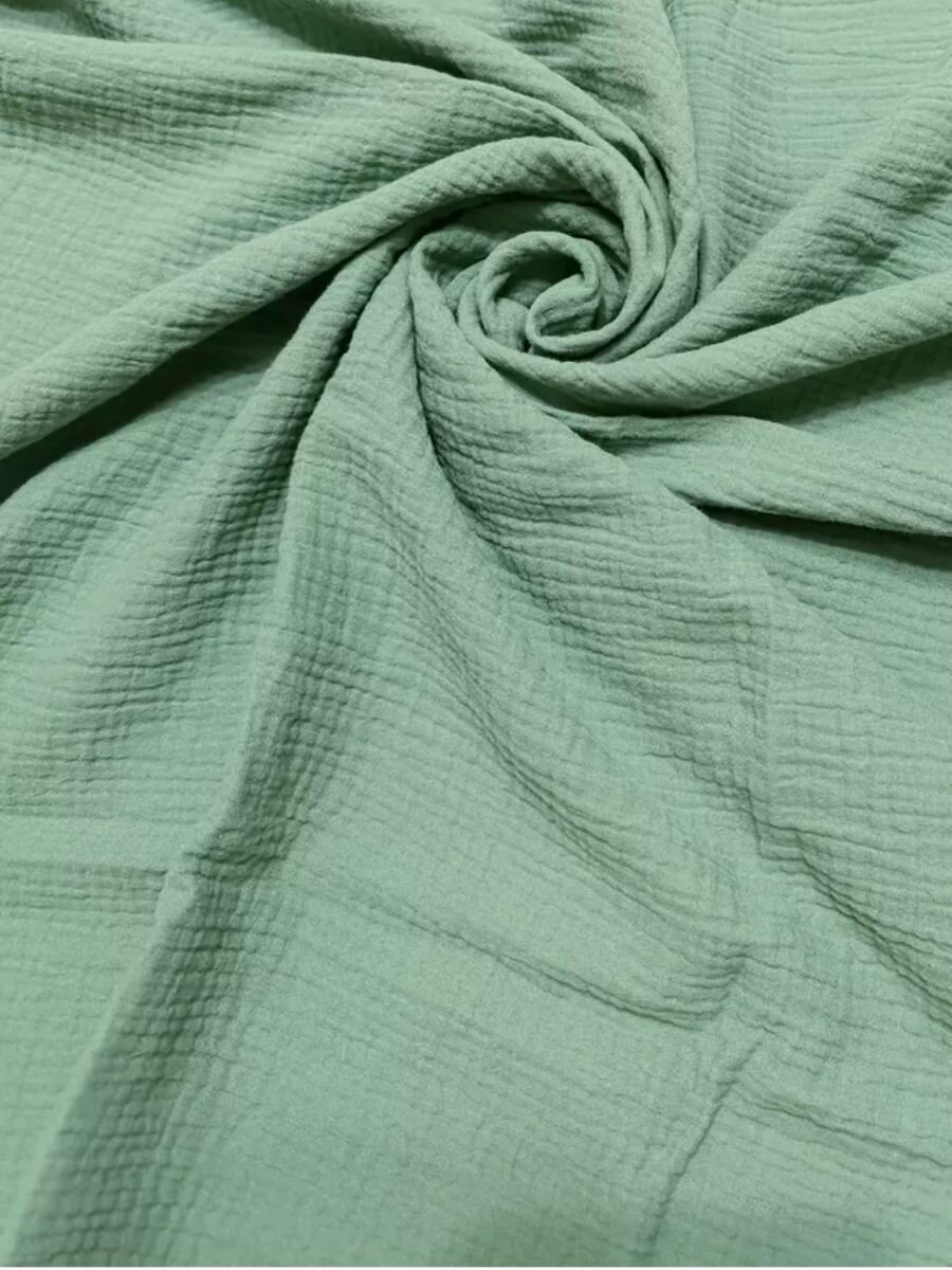 Ткань муслин двухслойный жатый