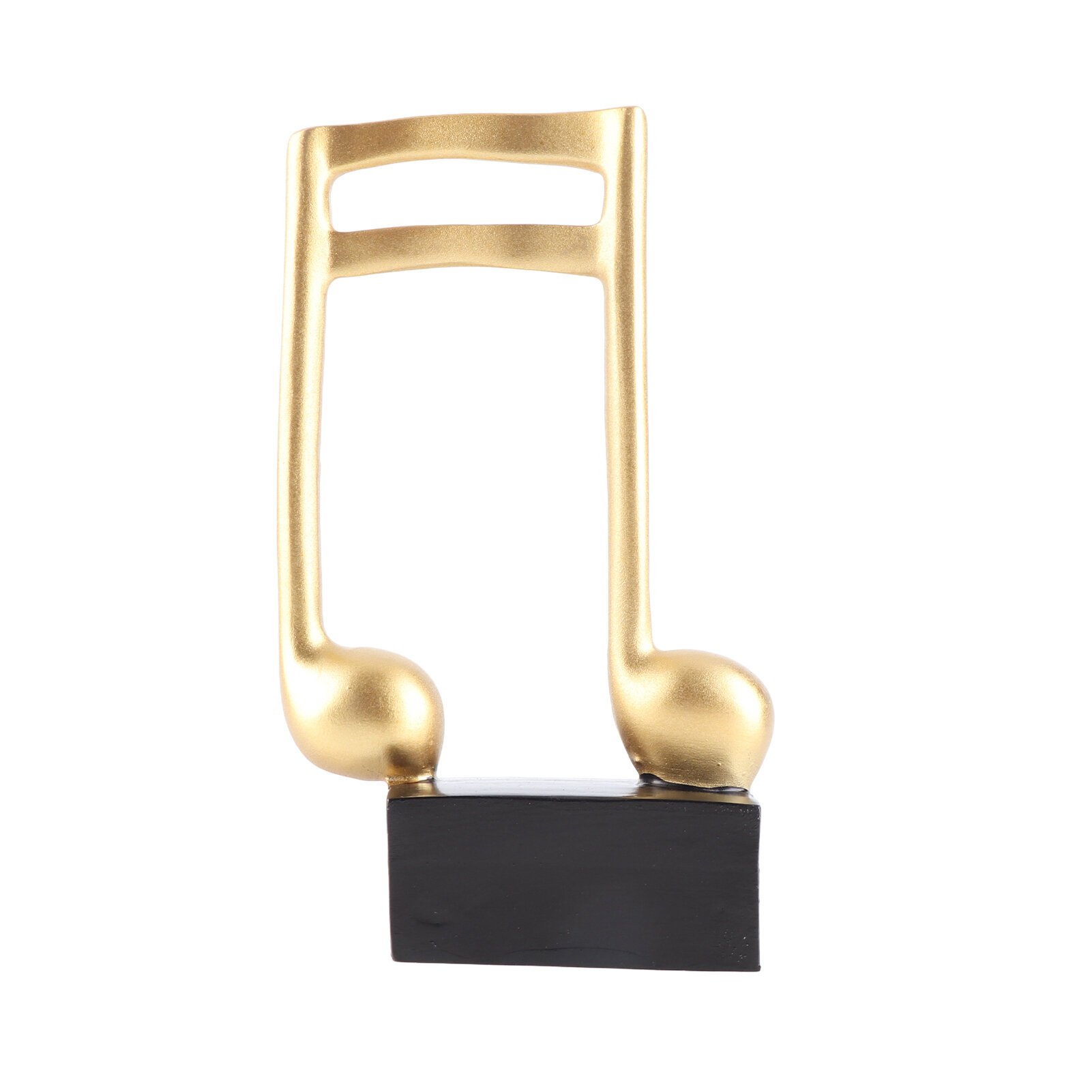 Статуэтка музыкальной ноты из смолы, настольная статуэтка, музыкальная скульптура, украшение для домашнего офиса, настольный дисплей