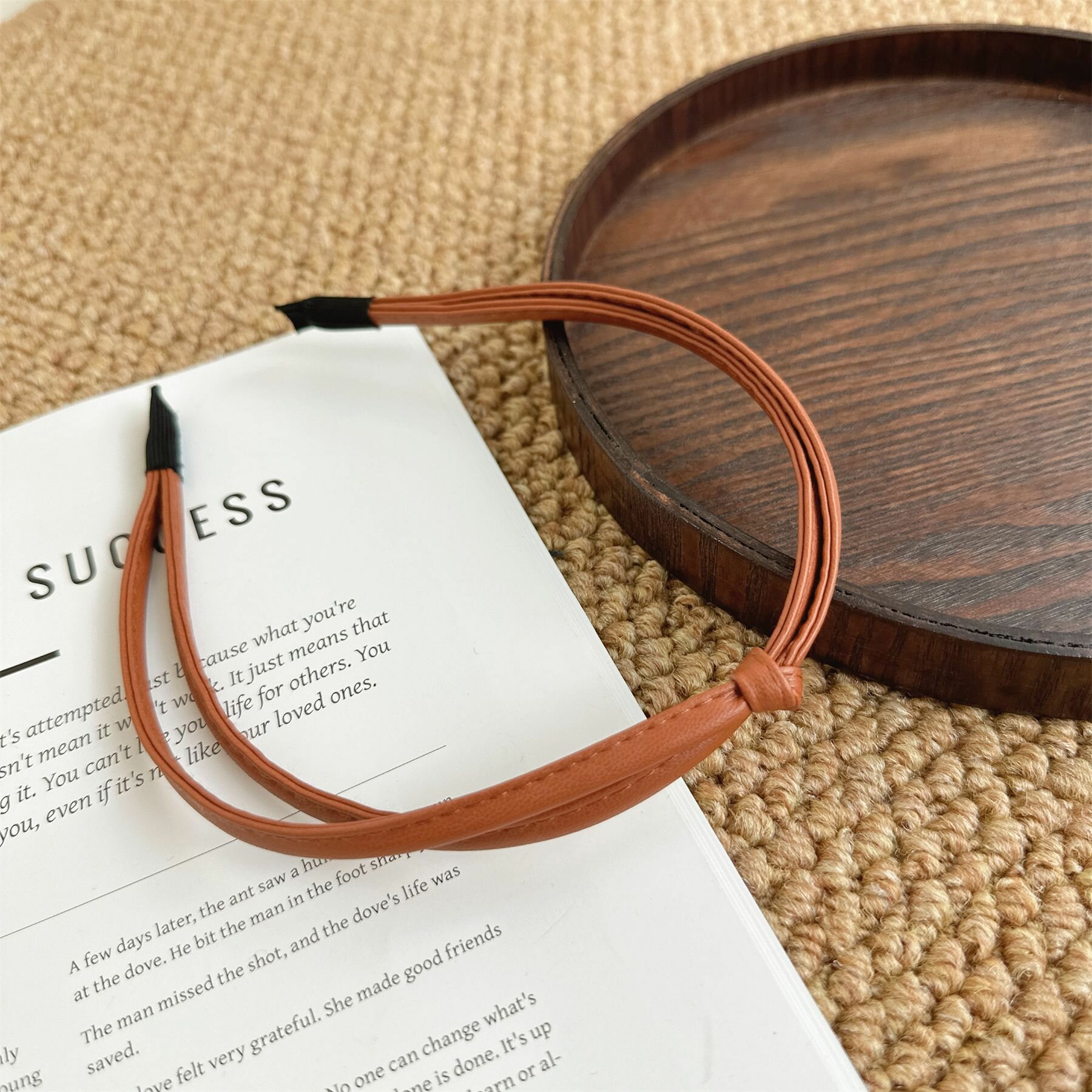 Повязка на голову "Дикий темперамент", осенне-зимний, искусственная кожа