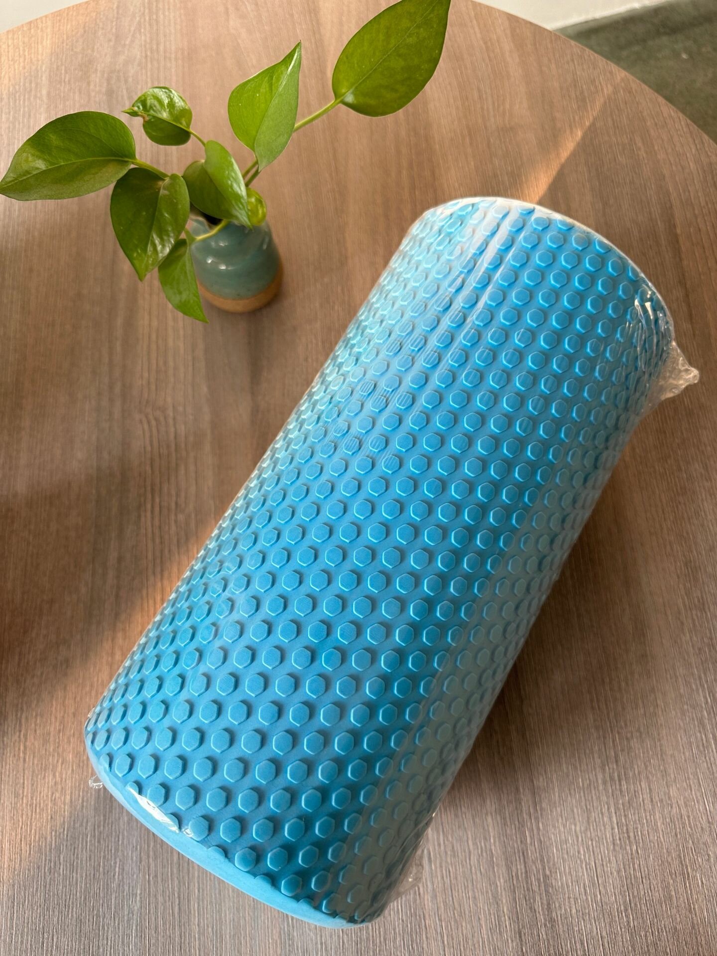 Массажер для икр EVA, 45 см, светло-голубой