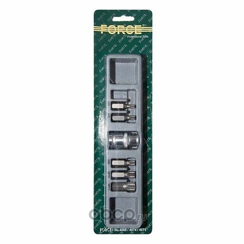 FORCE 4066 Набор бит SPLINE М5-М12 30мм 6пр Force 4066