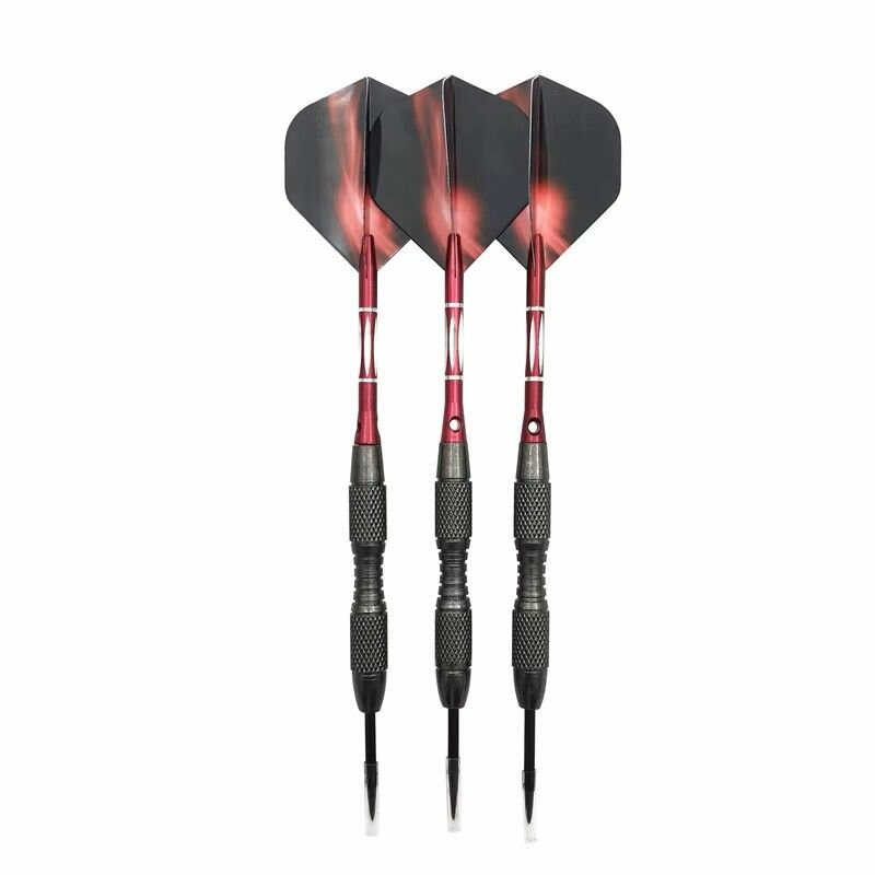 Комплект дротиков для дартс 3шт профессиональные красные