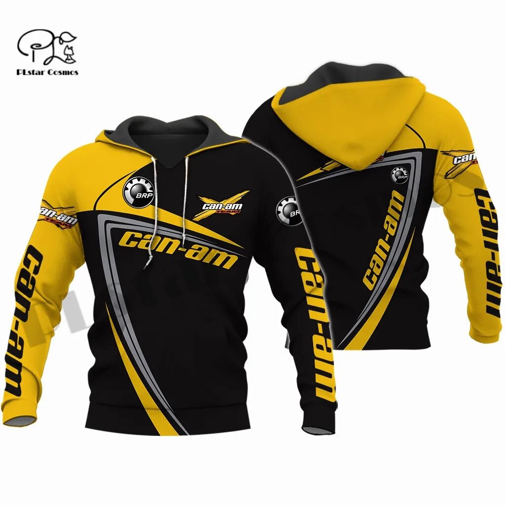 Толстовка мужская Can-Am, 3D Print, XXXL, Hoodies