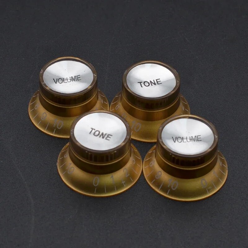 MAXCHEER Ручки регулятора громкости и тембра для электрогитары в стиле LP SG Gold 2T2V