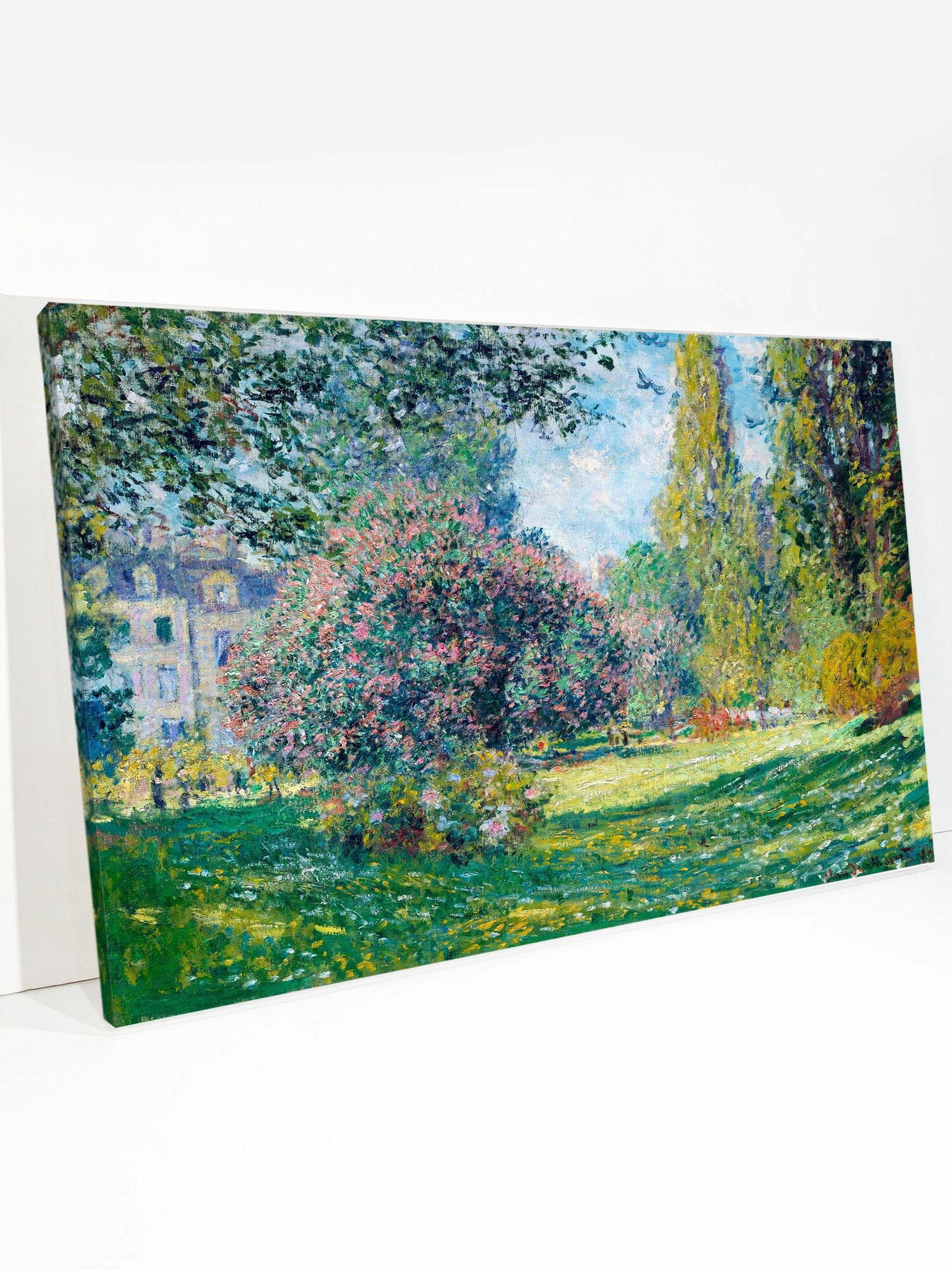 Картина Клод Моне Парк Монсо, Париж на холсте 30х40см