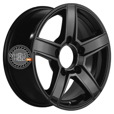 Диск автомобильный литой Khomen Wheels KHW1614 (Niva 4x4 Bronto) 16x6.5 5x139.7 et35 dia98.5 Black