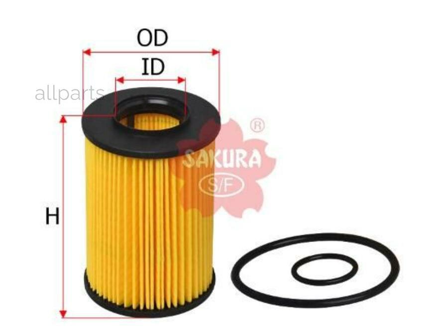 SAKURA EO26400 Sakura Фильтр масляный EO26400