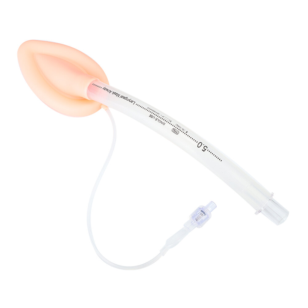 Одноразовая ларингеальная маска для взрослых и детей, инструмент для анестезии, ларингоскоп 5.0