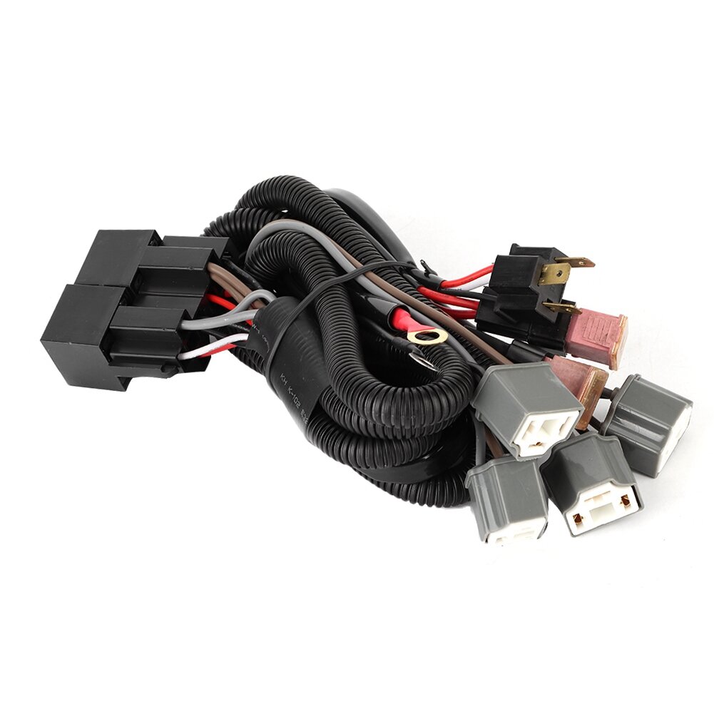 Автомобильный Светодиодный Жгут Проводов Фар Lighting Boost С Адаптерами Для H4 Four Lights