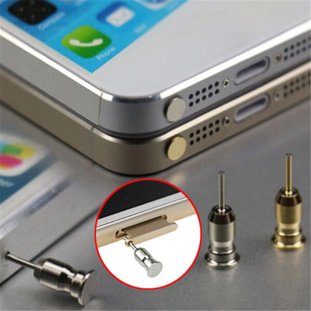 Dustproof Anti Dust Plug 3.5mm Earphone Jack Sim Card Needle for Mobile Phone