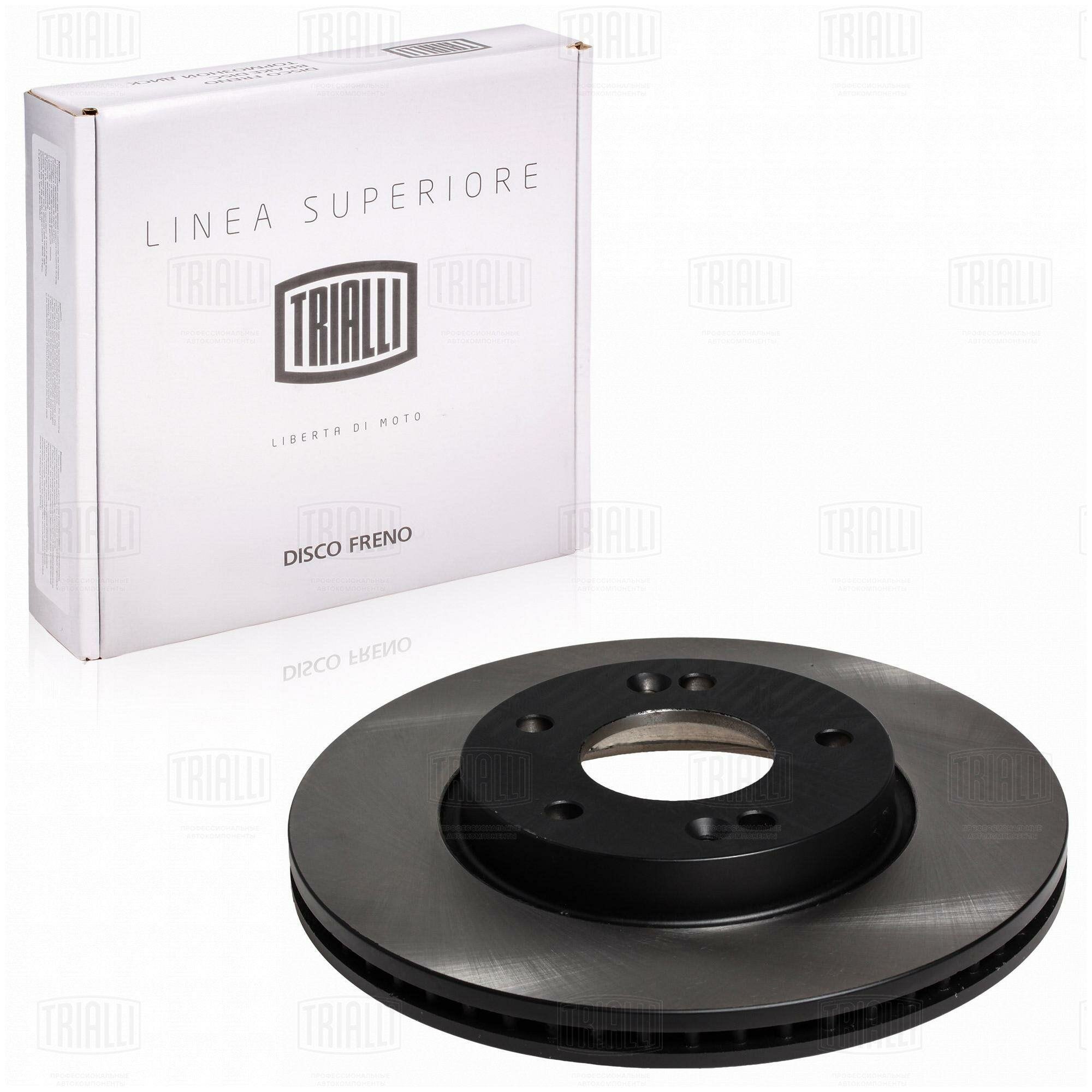 Trialli диск торм. для а/м hyundai creta (16-) 1.6 перед. d 280 (df 0843s) linea superiore df0843s