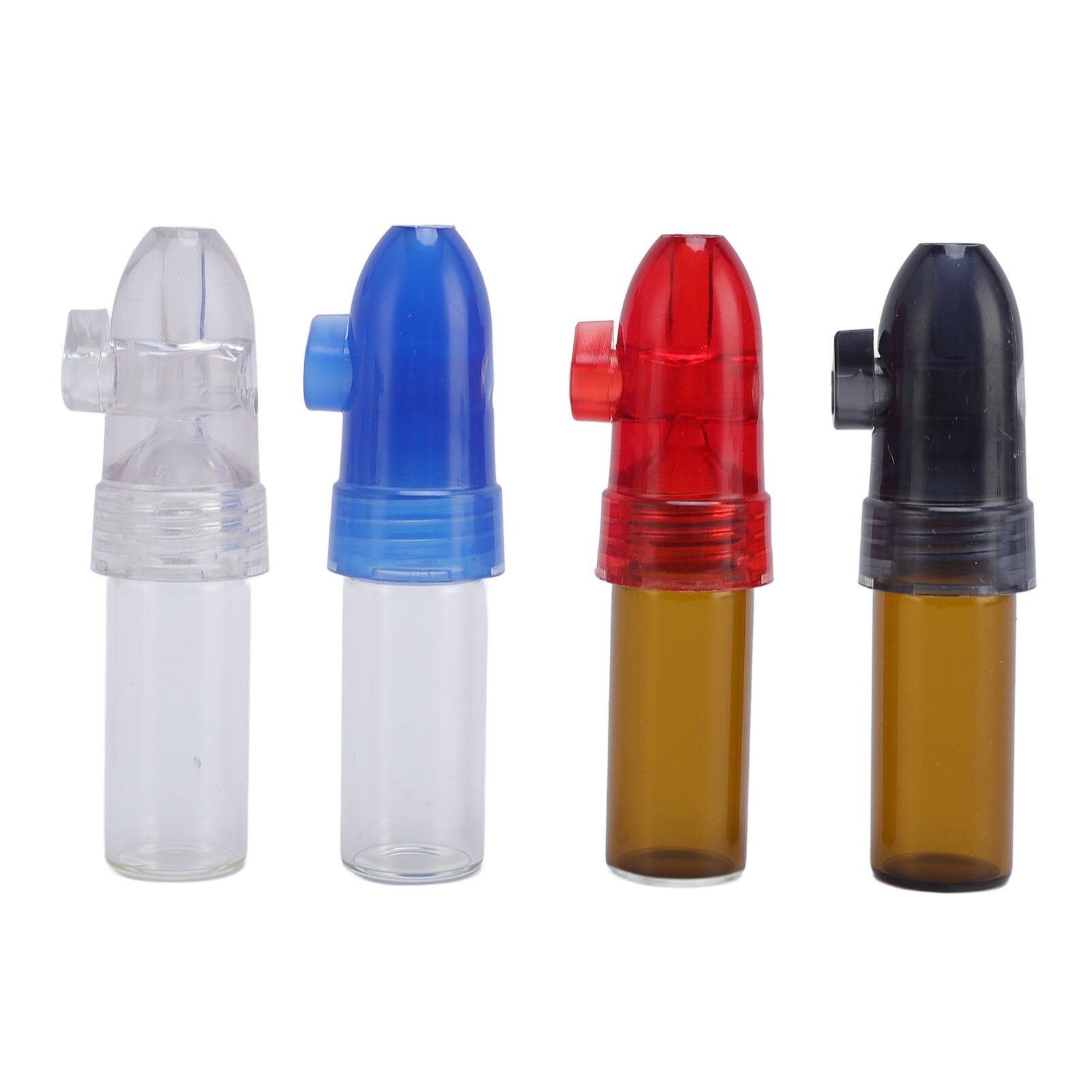 4PCS Портативный дозировщик специй с поворотным переключателем, бутылка для хранения мини-специй из ПП, дозатор соли и перца с воронкой для кемпинга и путешествий