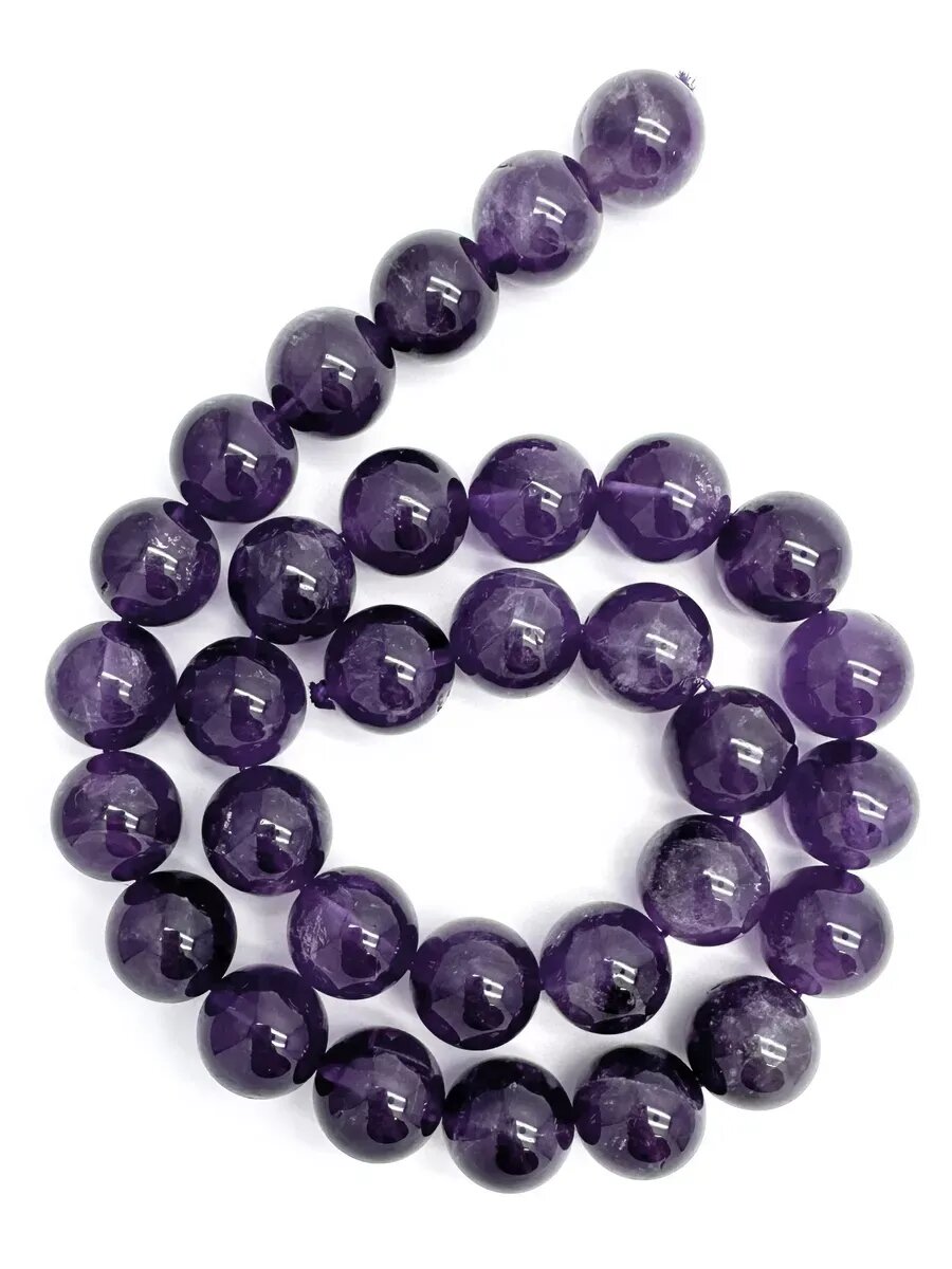 1003 Аметист бусины граненные для браслетов 12 мм 1 шт люкс