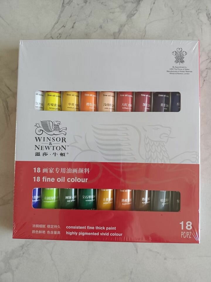 Winsor&Newton Краска масляная 18 цв,12 мл