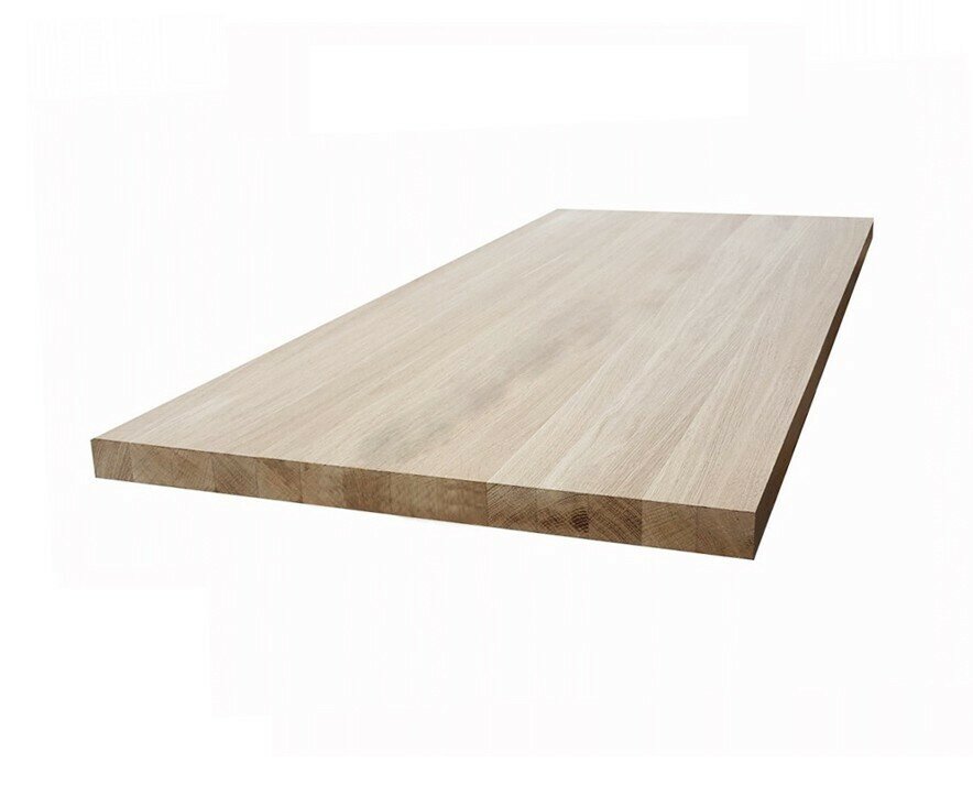 Площадка лестничная массив дерева Дуб 40х1200х1000 мм сращенная