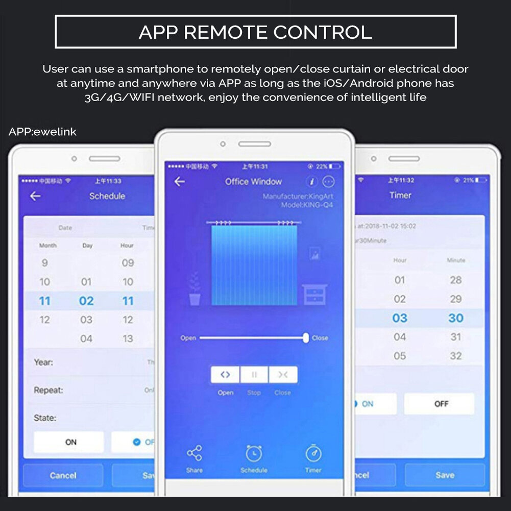 Tuya WiFi Intelligent Curtain Module Intelligent Home DIY Tool Curtain Switch Module Compatible with