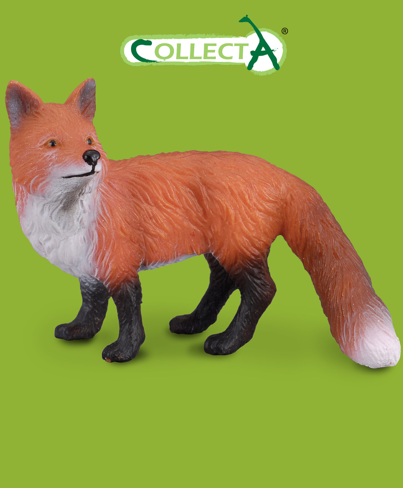 Фигурка животного Collecta "Рыжая лисица" высота 4 см, 88001b