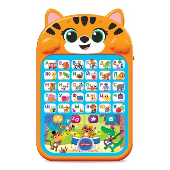 Музыкальная игрушка Азбукварик 4630027295965 Планшетик-зверюшка Азбука с Тигрёнком