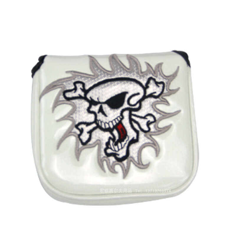 Чехол для клюшки DOMINANT 1, водонепроницаемый, с вышивкой, полиуретан, белый