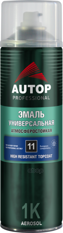 Краска черная матовая (аэр.) 650мл. №11 AUTOP (ATP-A07833) AUTOP PROFESSIONAL арт. ATPA07833