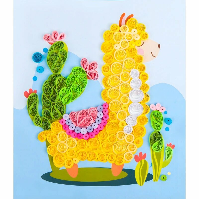 Набор для творчества Квиллинг. Панно Лама Квл-031