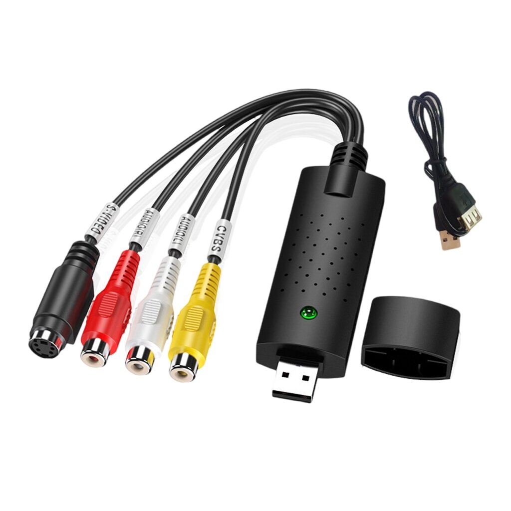 USB 2.0 аудио-видео конвертер, видеоадаптер, захватчик 720x480@30fps для