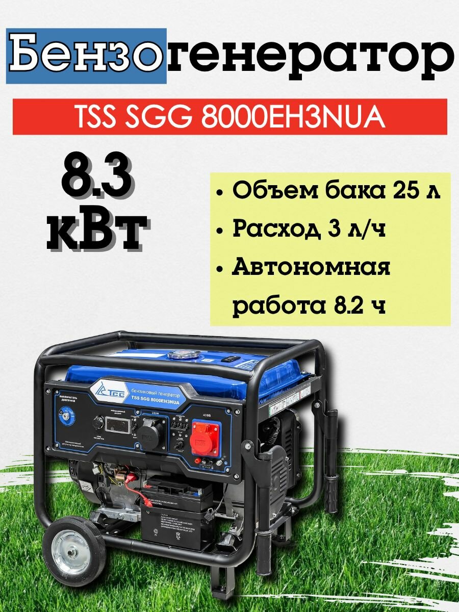 Бензогенератор TSS SGG 8000EH3NUA