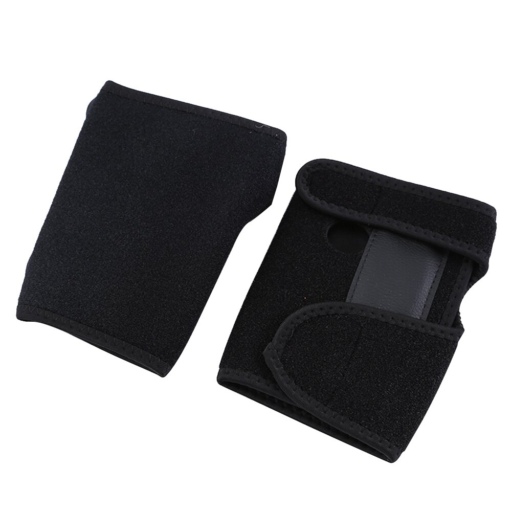 Спортивные бинты для запястий, эластичные напульсники для тяжелой атлетики, поддержка и защита кисти (черный, размер L)