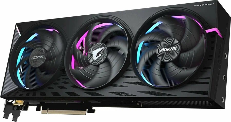 Видеокарта Gigabyte PCI-E 5.0 GV-R9070XT AORUS E-16GD 1.0 AMD Radeon RX 9070XT 16Gb 256bit GDDR6 257
