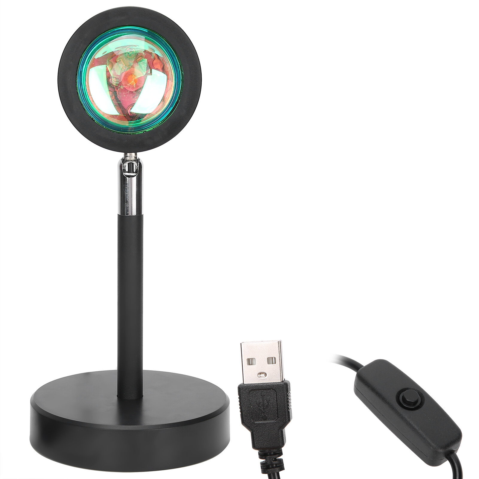 Проекционная лампа usb с вращением и регулировкой светодиодный проектор для спальни стримов