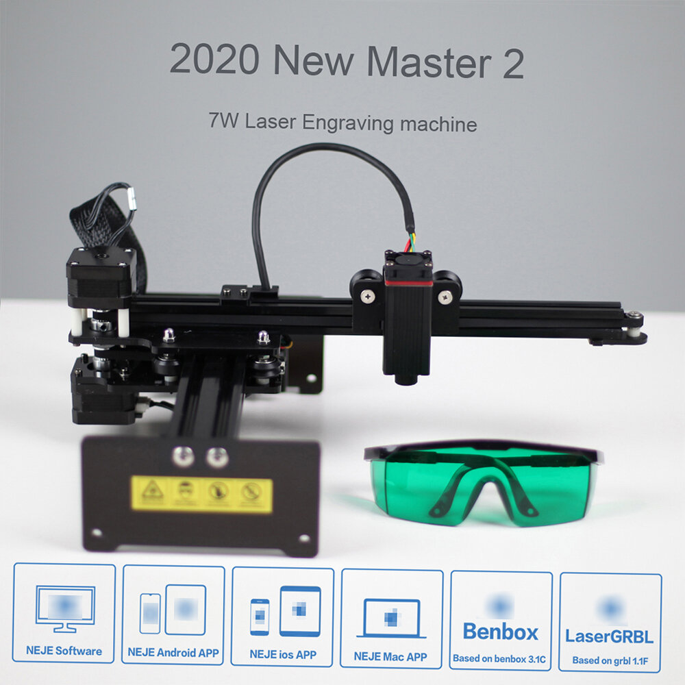 Лазерный гравер 7000мВт для гравировки металла/дерева
