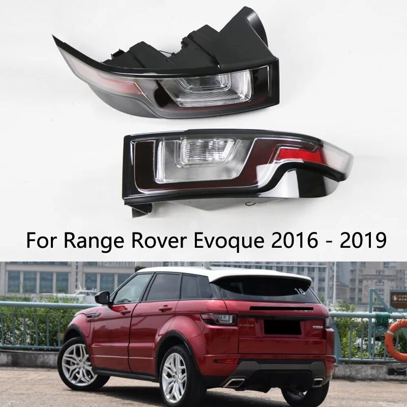 Для Range Rover Evoque 2016 2017 2018 2019, автомобильный светодиодный стоп-сигнал, задний стоп-сигнал, задний бампер, задний фонарь в сборе Right