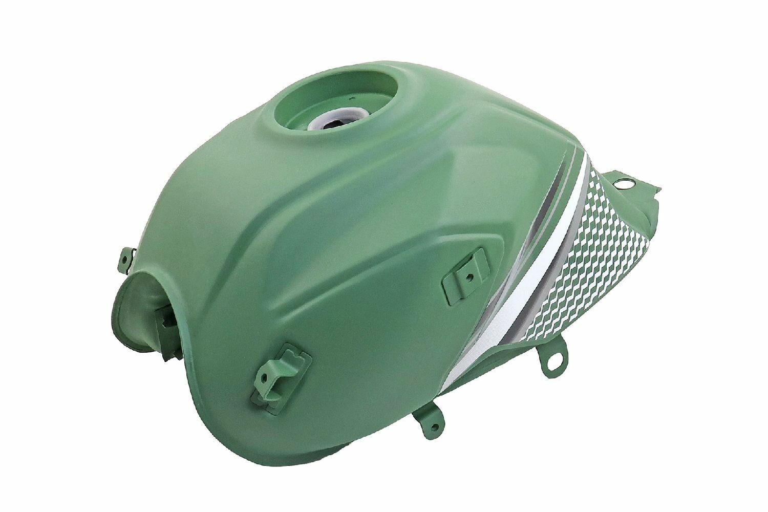 Бензобак Alpha SA Max зеленый матовый