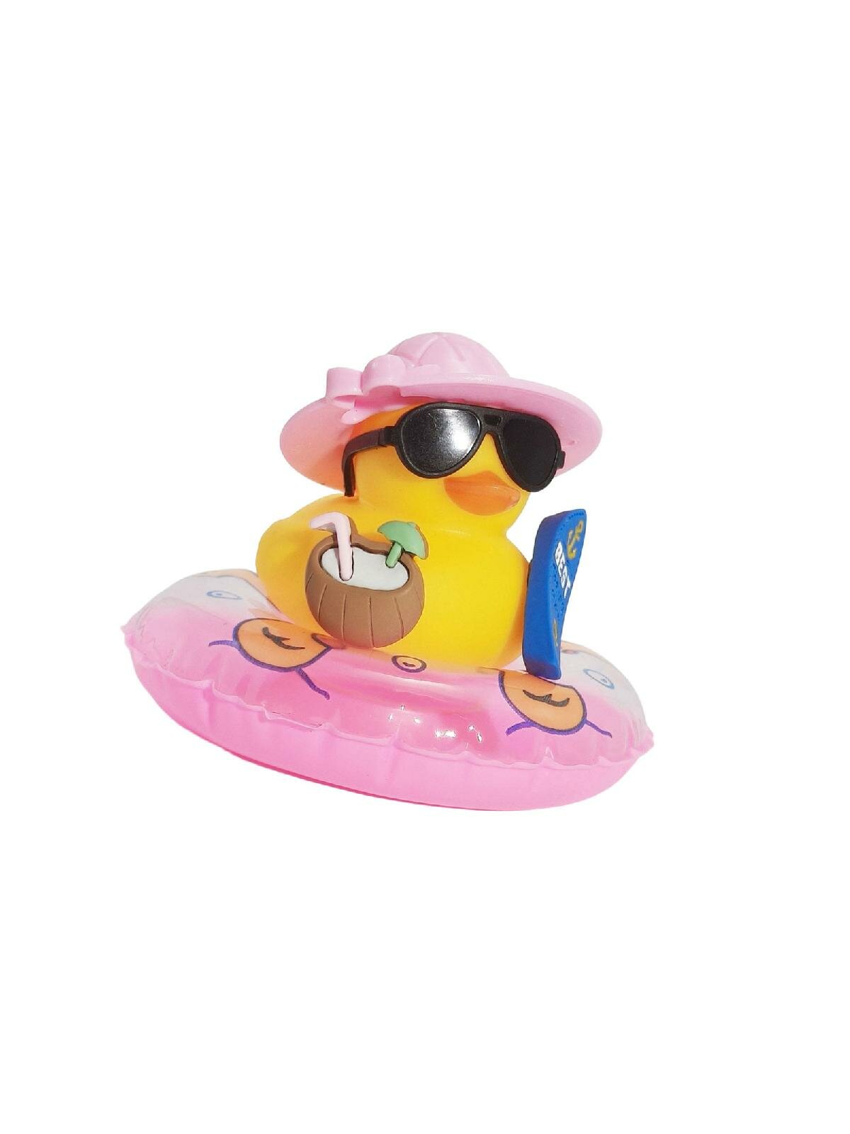 Украшения для автомобилей, Автомобильная кокосовая пальма классное украшение в виде утенка-розовая шляпа розовый круг кокосовый скейтборд комбинация