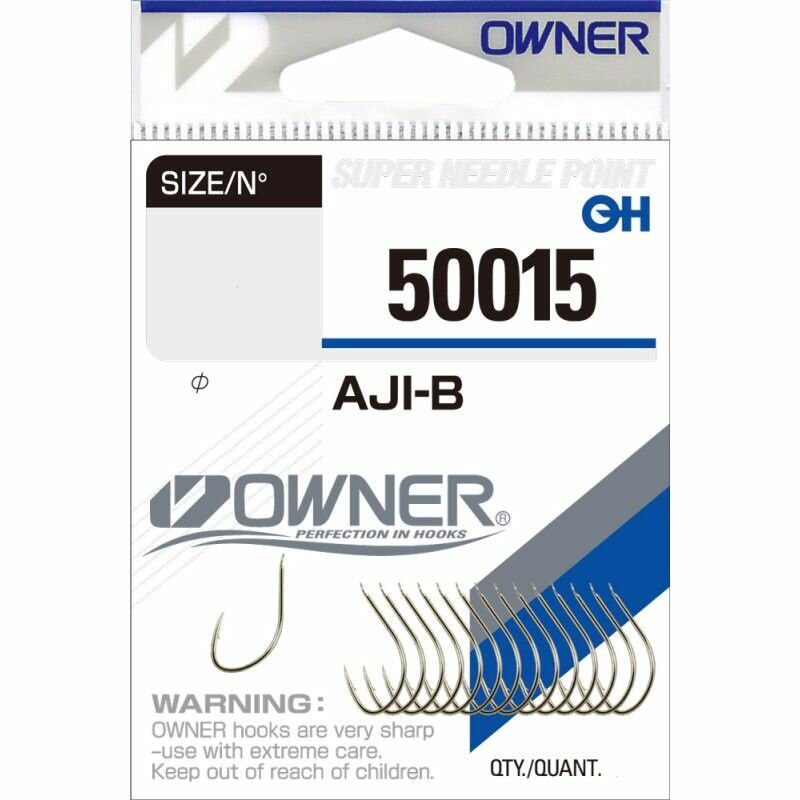 OWNER Крючок Aji B gold №8 15шт