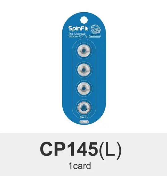 SpinFit CP145 силиконовые насадки для наушников L 1 card (2 pairs )