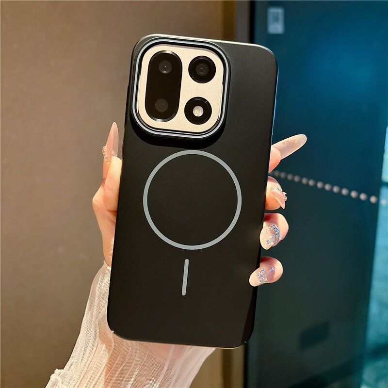 Чехол Для OnePlus 15/Оне Плас 15, soft touch, чехол-кардиомонитор, поликарбонат (PC), защита камеры, ударопрочный, усиленные углы, OnePlus, OnePlus 15, black,