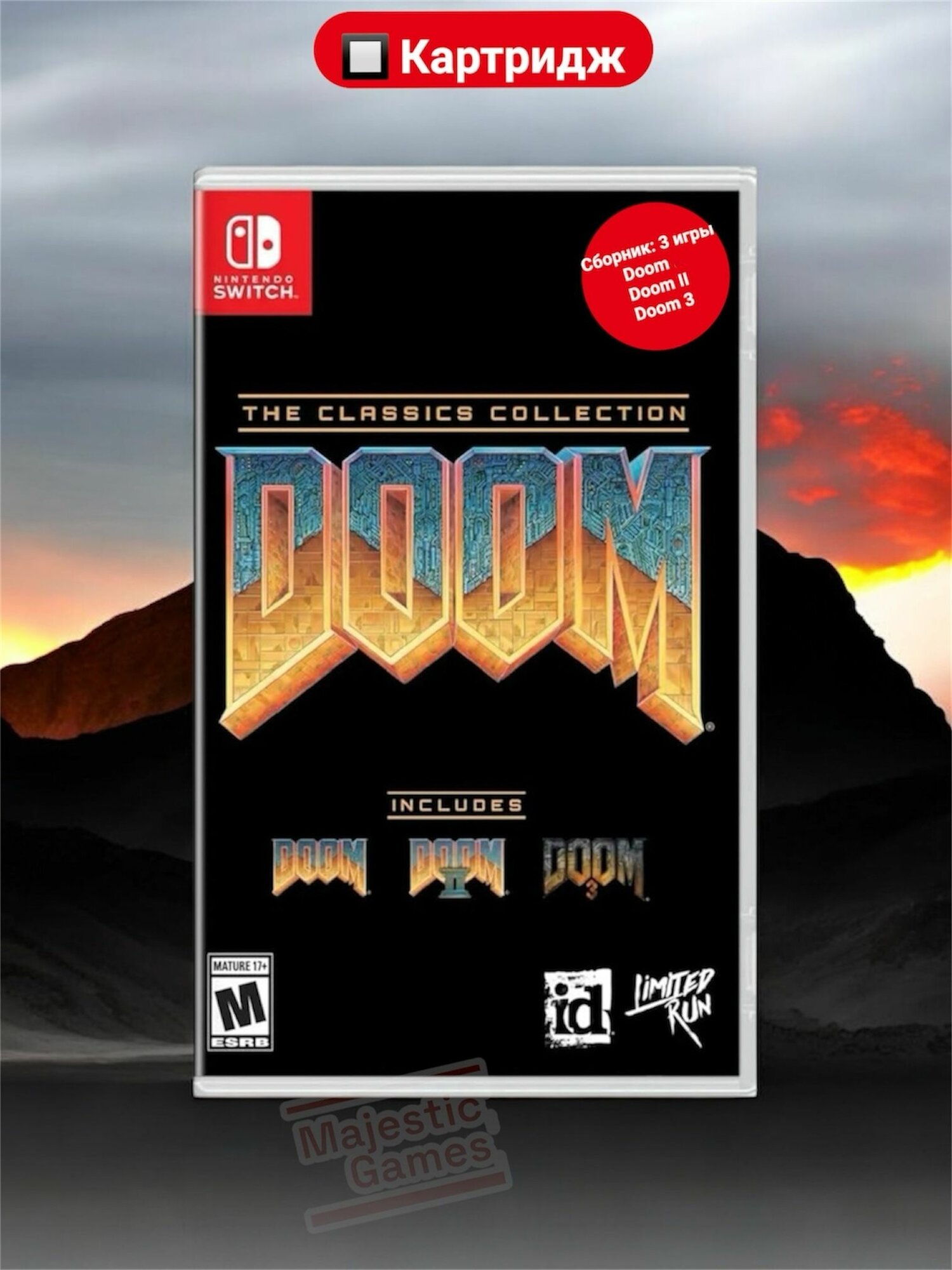 Игра DOOM: The Classics Collection, Limited Run (Nintendo Switch, Английская версия)