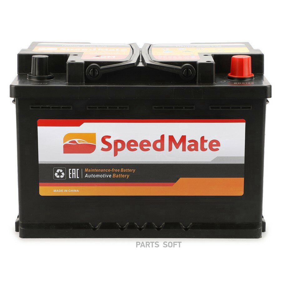 АКБ SPEEDMATE AGM 12V 70Ah 760A 278x175x190 /-+/ Аккумулятор от официального дистрибьютора, SPEEDMATE, артикул SMEK700