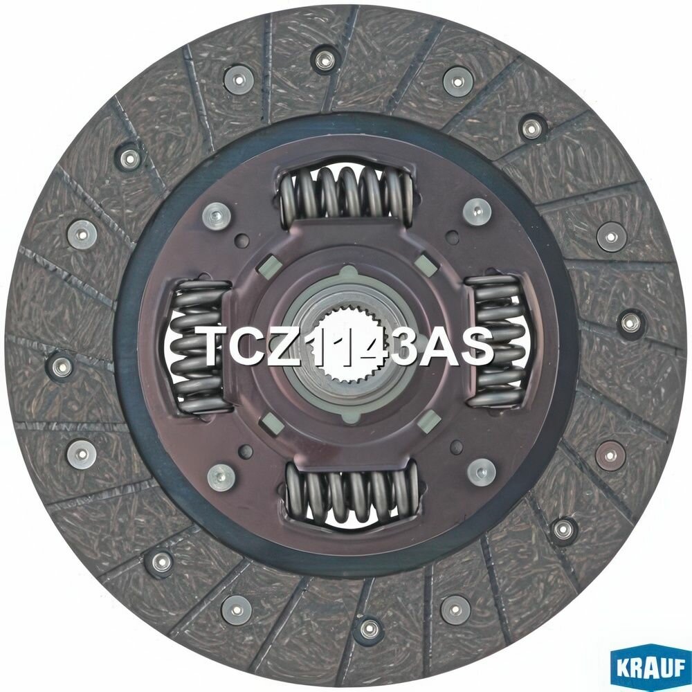 Диск сцепления ведомый, для Фольксваген Гольф, Шкода Октавия, Сеат Леон арт TCZ1143AS