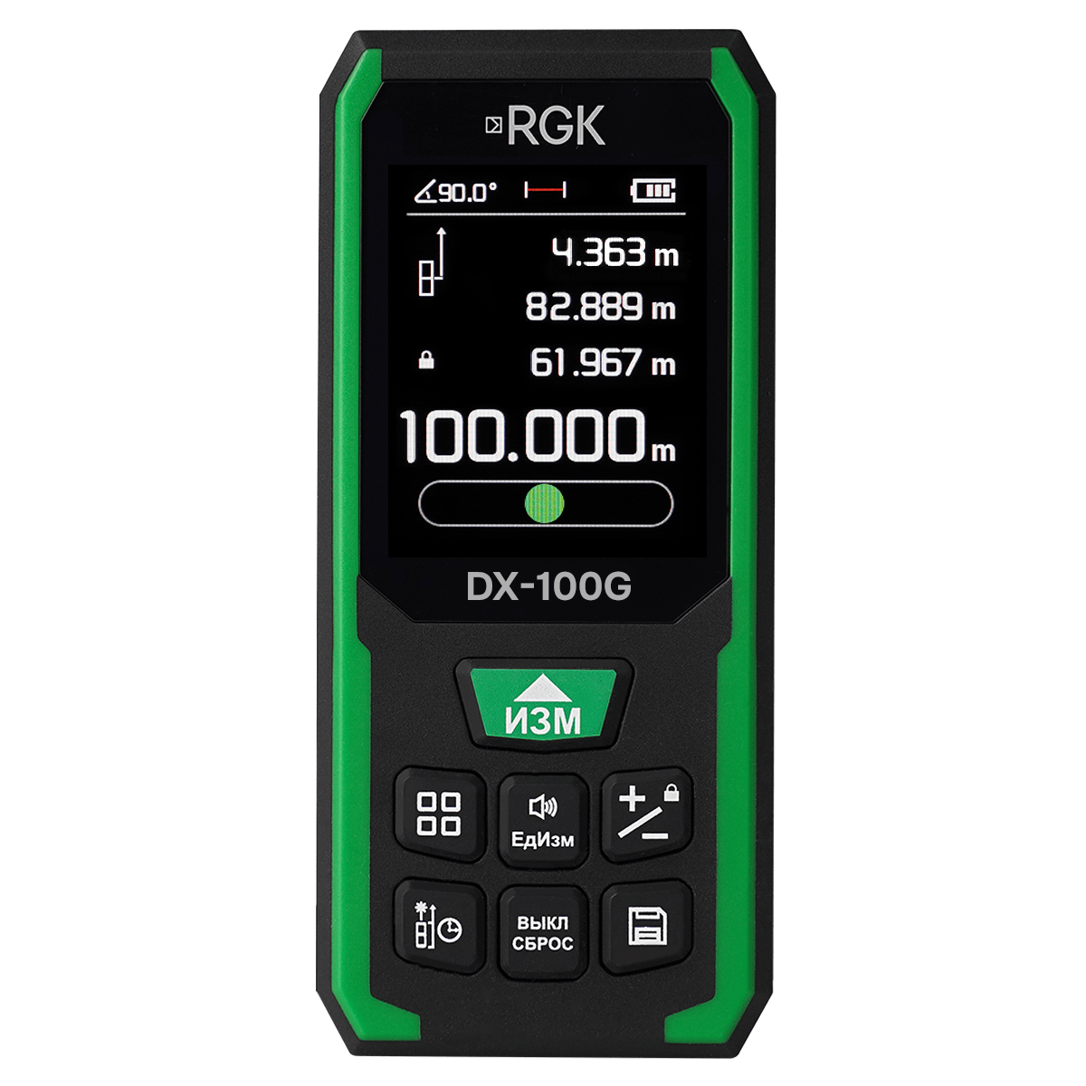 Лазерный дальномер RGK DX-100G - (723412)