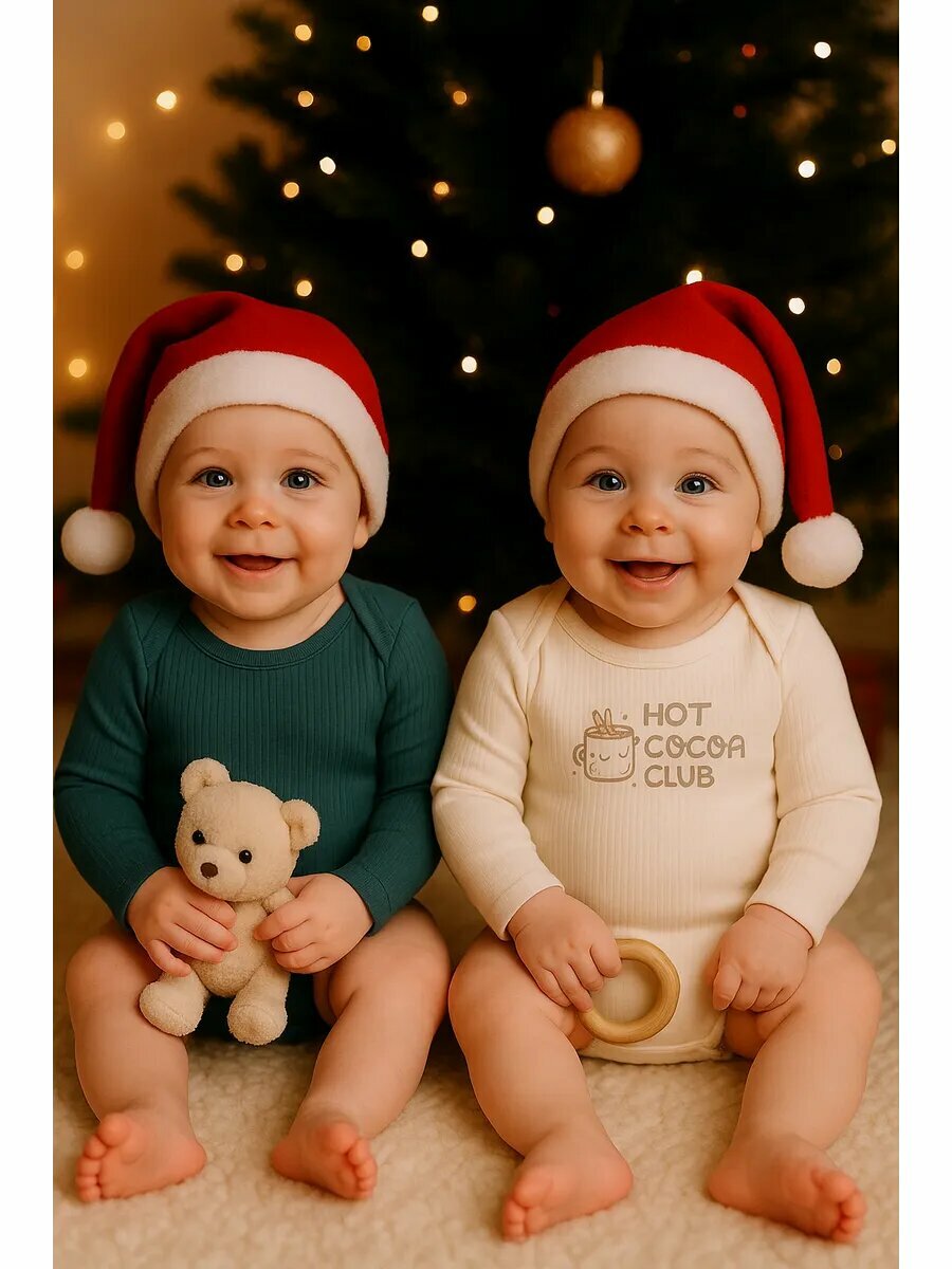 Боди для малышей, комплект из 2 шт.