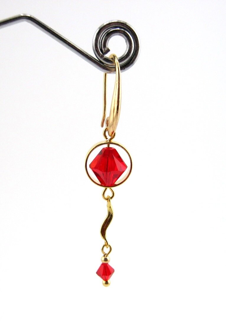 Серьги, кристаллы Swarovski